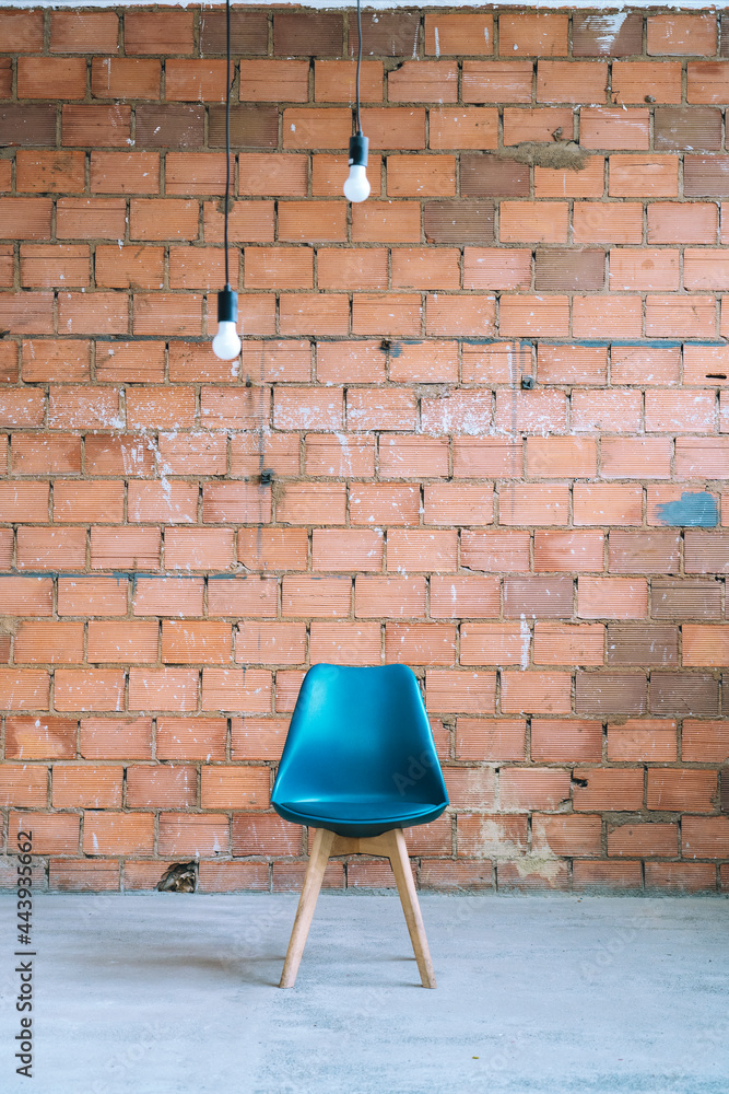 Chairs on industrial background Stock Photo | Adobe Stock