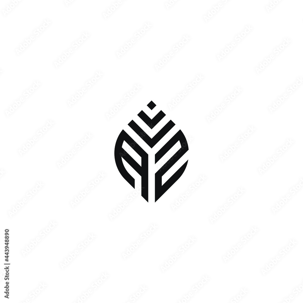 az letter vector logo abstract Stock Vector | Adobe Stock