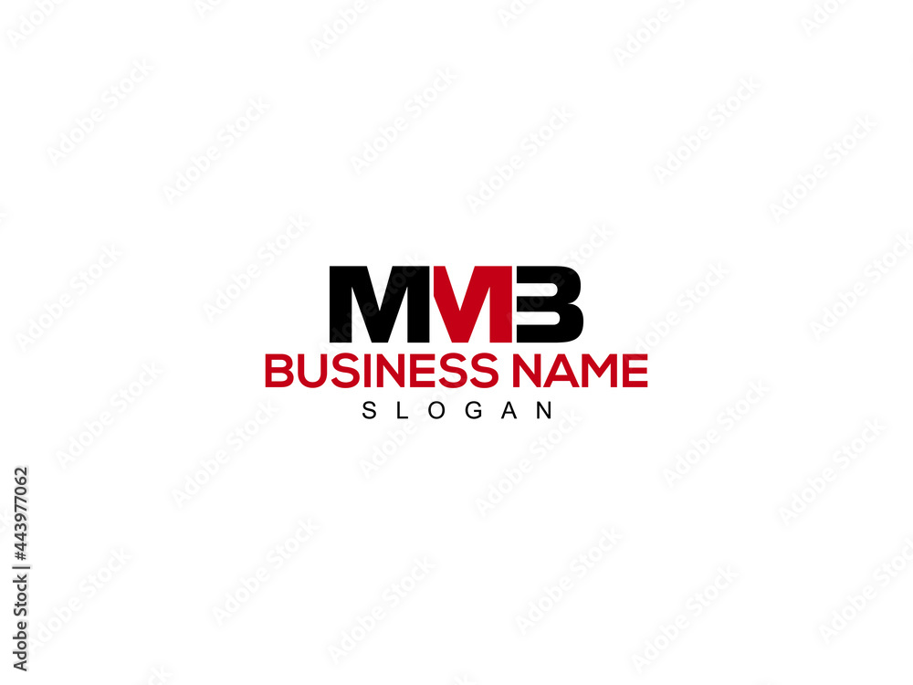 Letter MMB Logo Icon Vector Image Design For Company or Business Stock ...