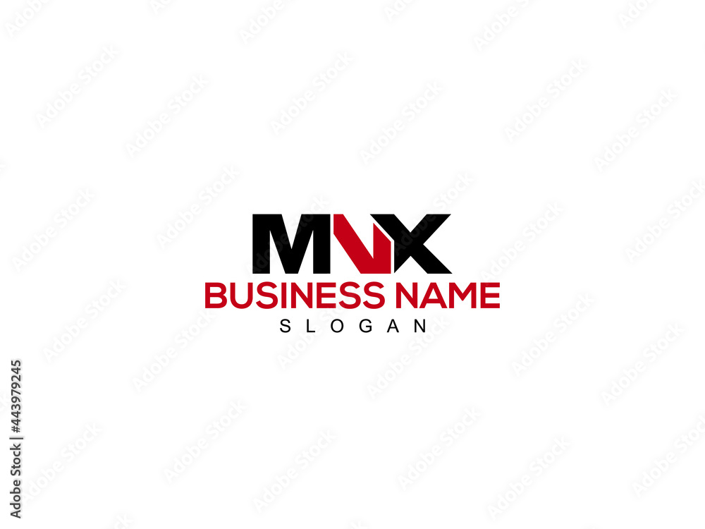 Letter MNX Logo Icon Vector Image Design For Company or Business Stock ...