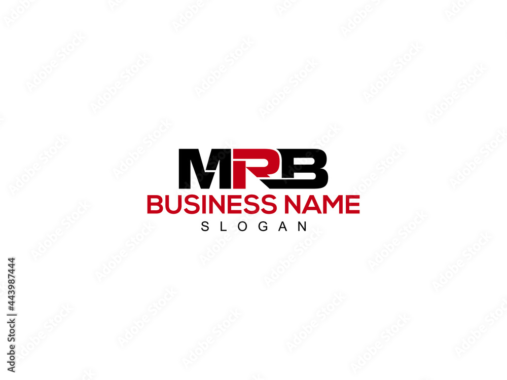 Letter MRB Logo Icon Vector Image Design For Company or Business Stock ...