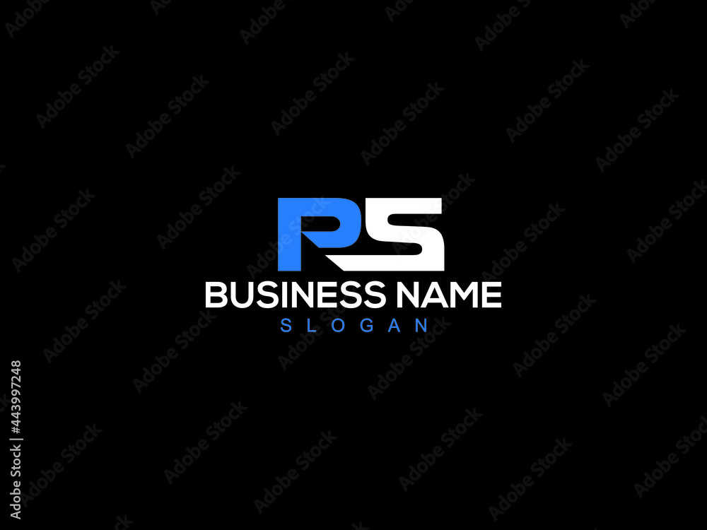 Letter PS Logo, creative ps company logo icon vector for business Stock ...