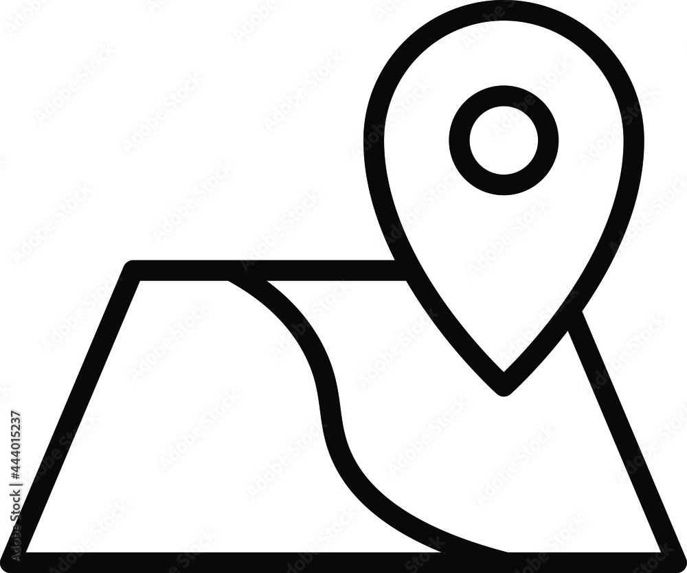 Map Pin Icon. Location Map Sign transparent backgroundicon vector ...