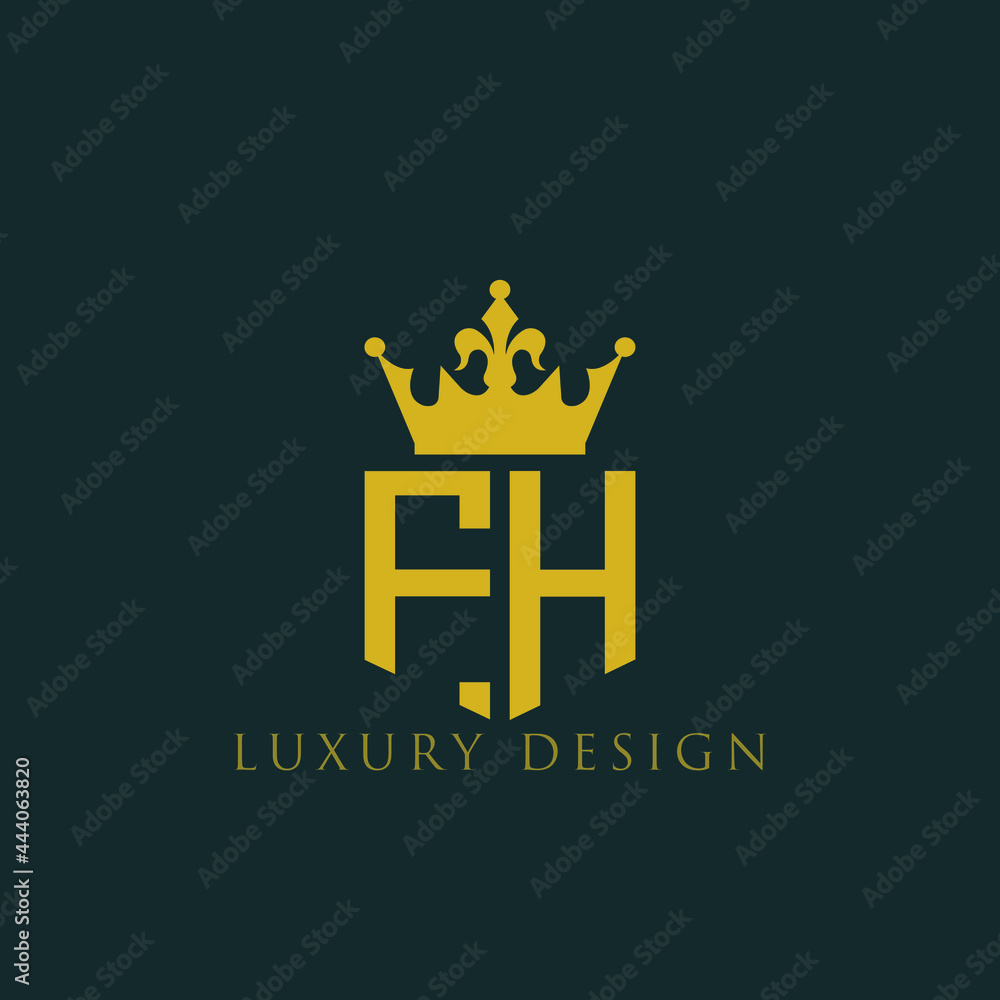 FH logo, FH icon, FH vector, FH monogram, FH letter, FH minimalist, FH ...