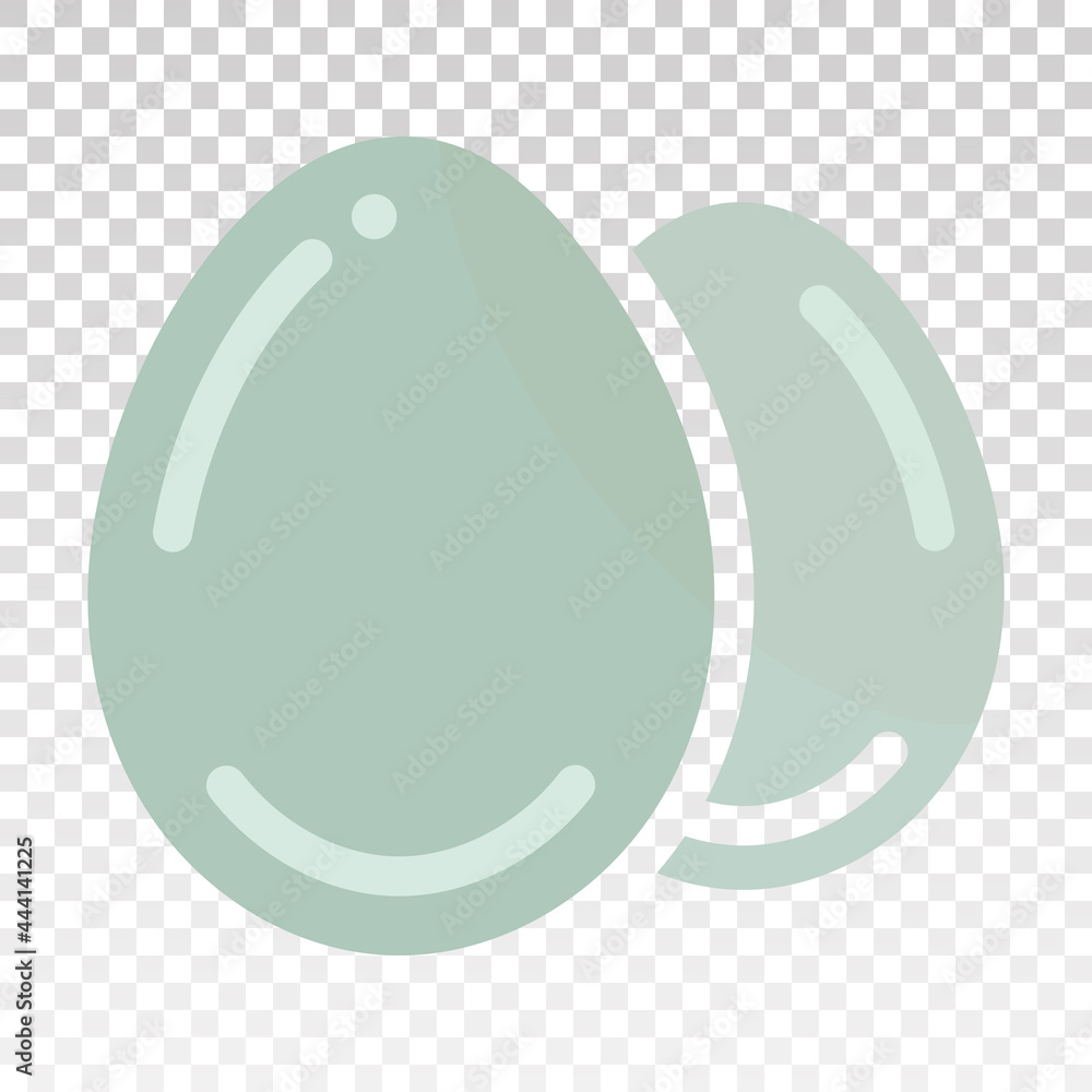 Duck egg flat vector color icon for apps and websites Stock Vector ...
