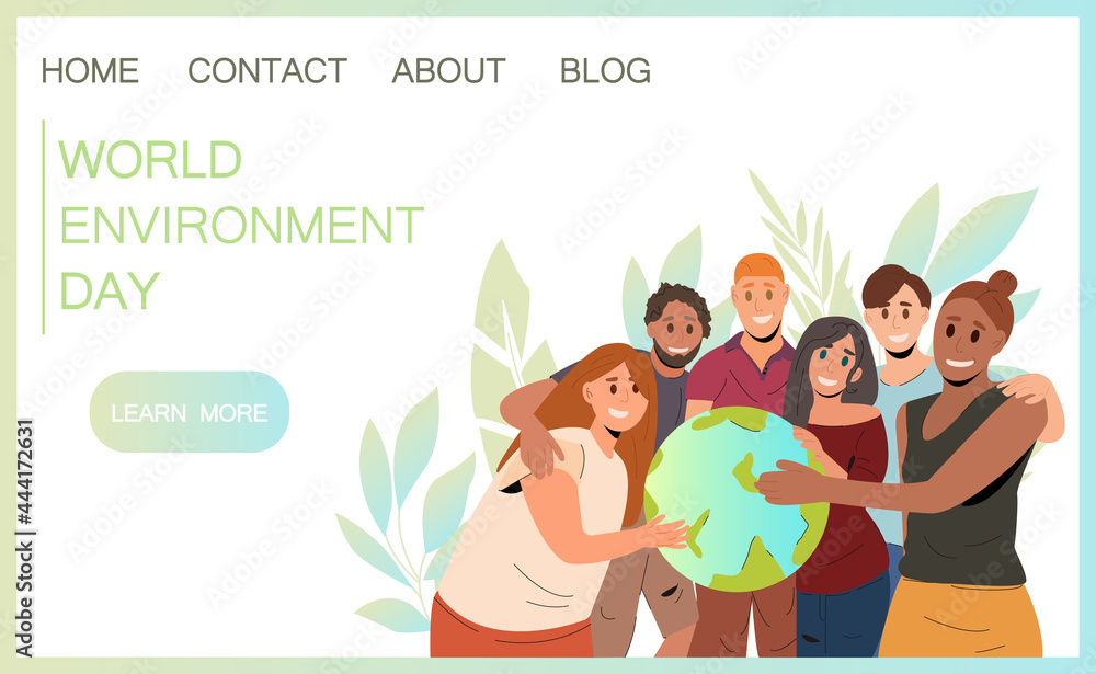 World environment day. World environment day concept. Green Eco Earth ...