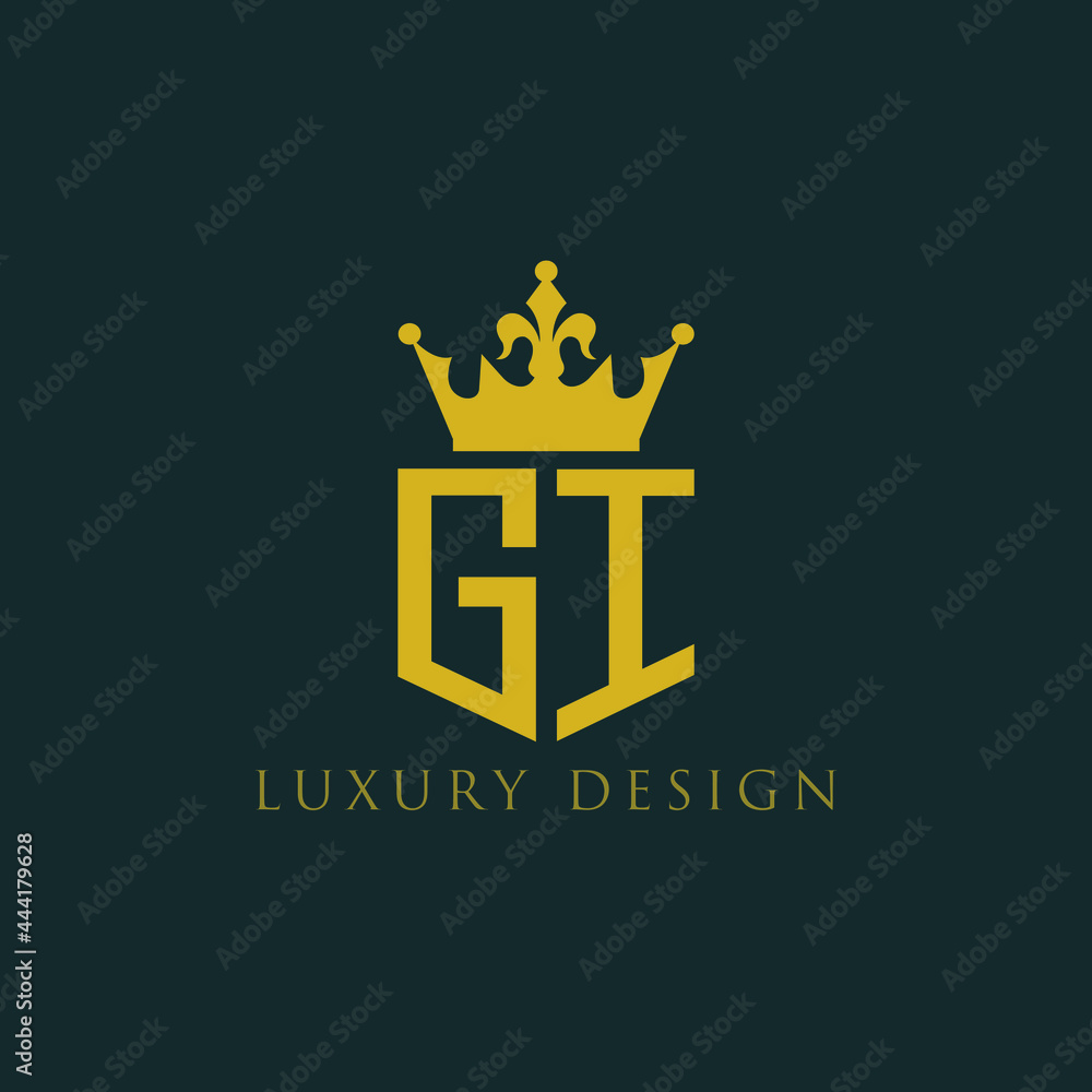 GI logo, GI icon, GI vector, GI monogram, GI letter, GI minimalist, GI ...