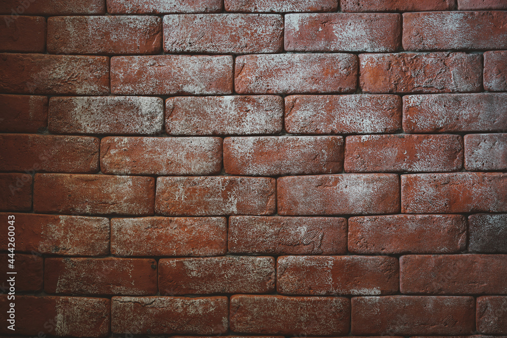 surface grunge dark red brick wall for scary background, abstract ...