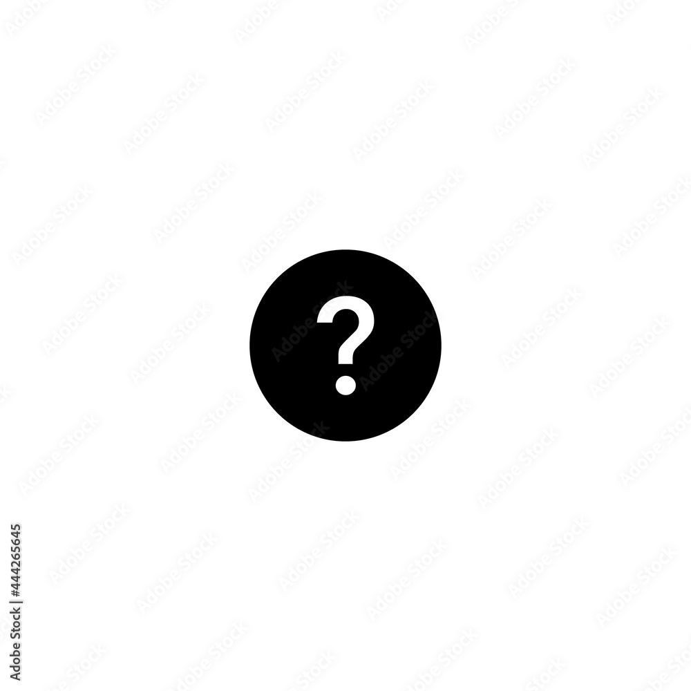 Question Mark Icon Vector. Interrogative Symbol Image Stock Vector ...