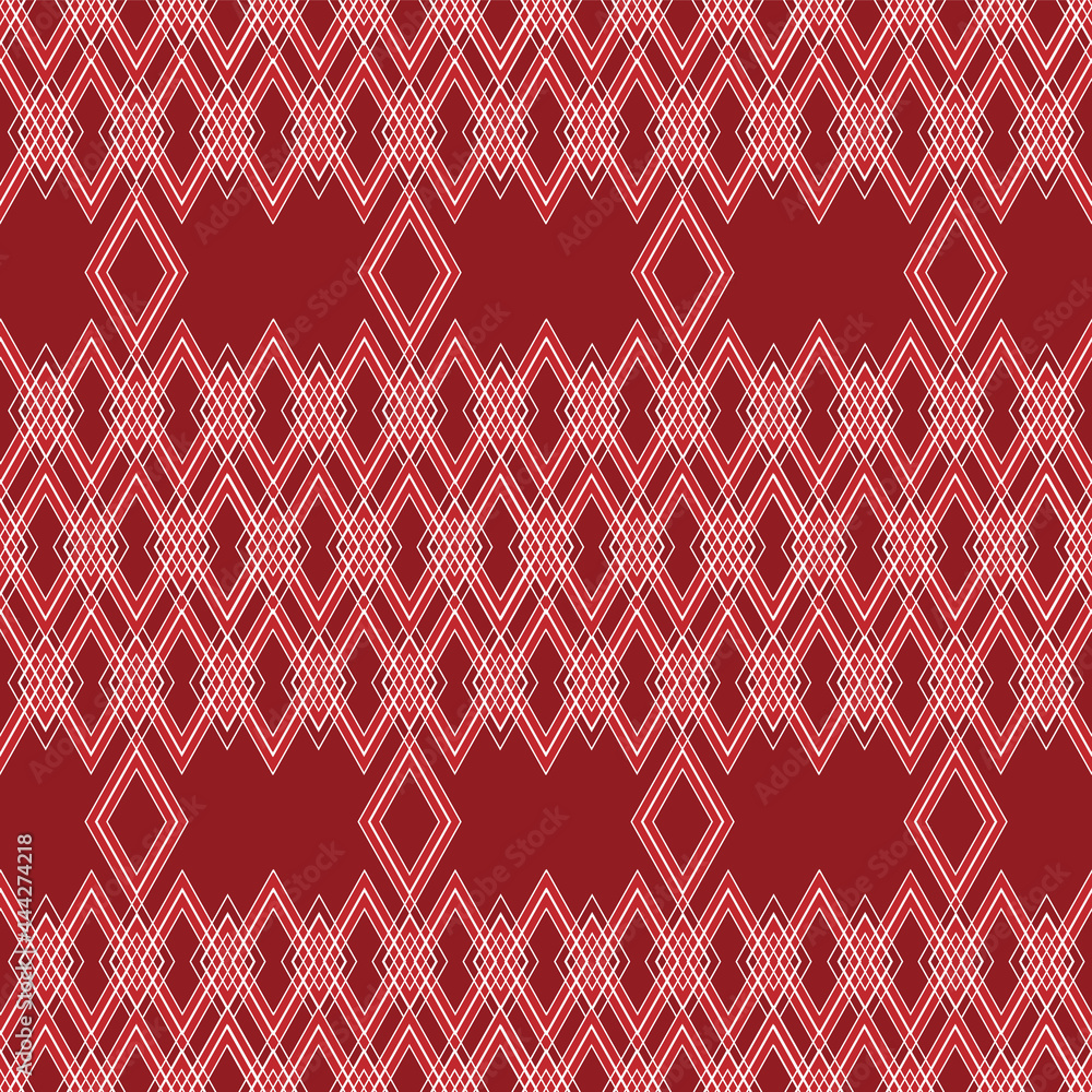seamless pattern with diamond shape in red background for Wallpaper ...