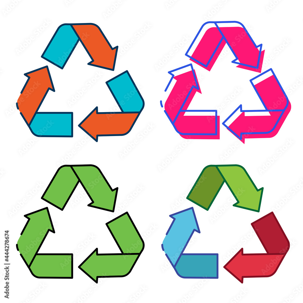 Reduce Reuse Recycle Icon Set - Amazing 3R vector icon suitable for enviromental asset, website ...