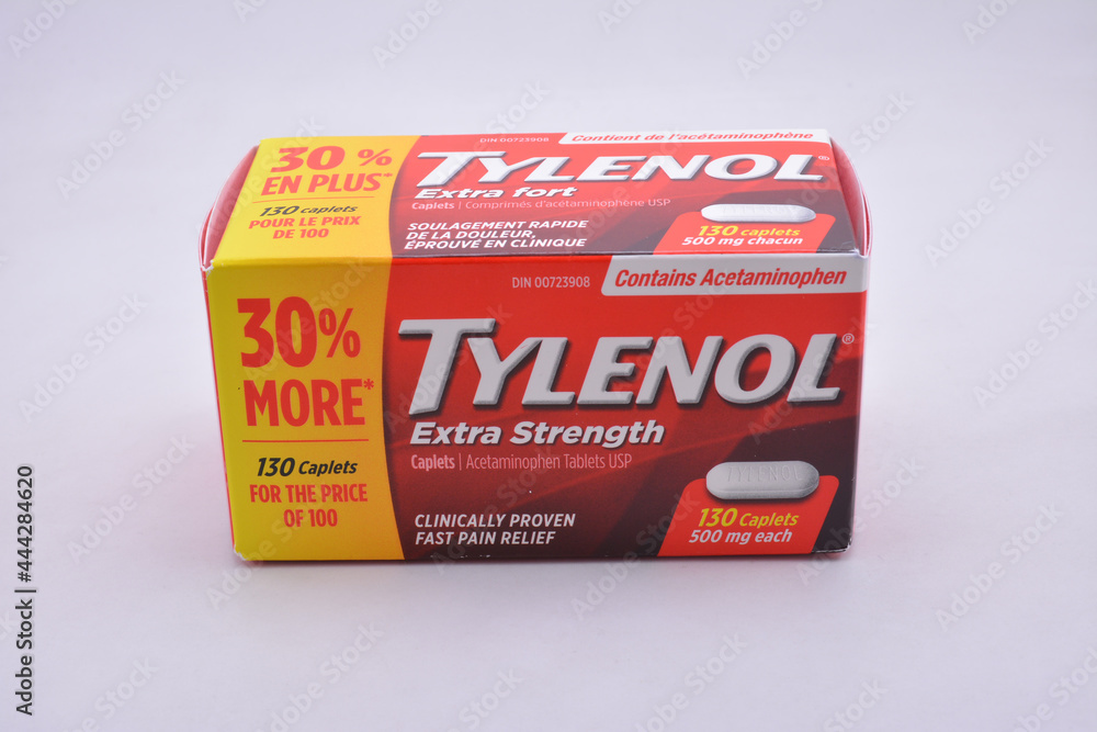 Tylenol extra strength pain relief on July 9, 2021 in Manila ...