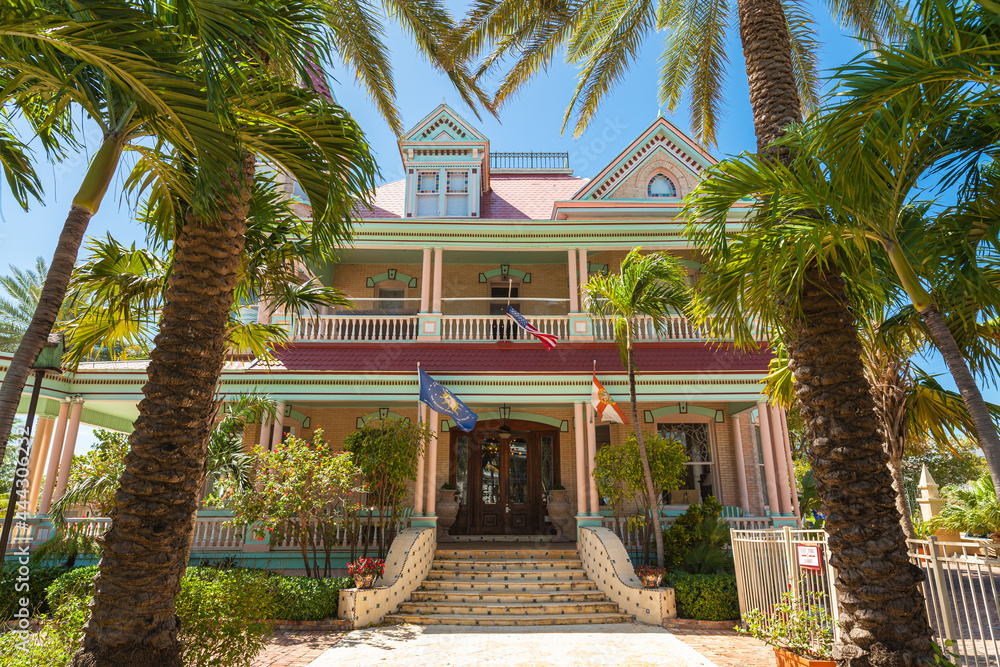 The beautiful Victorian Southernmost House is a popular tourist ...