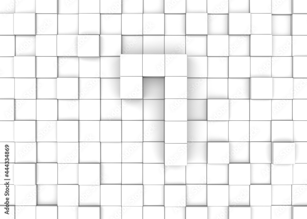 Cube block number 7 background Stock Illustration | Adobe Stock