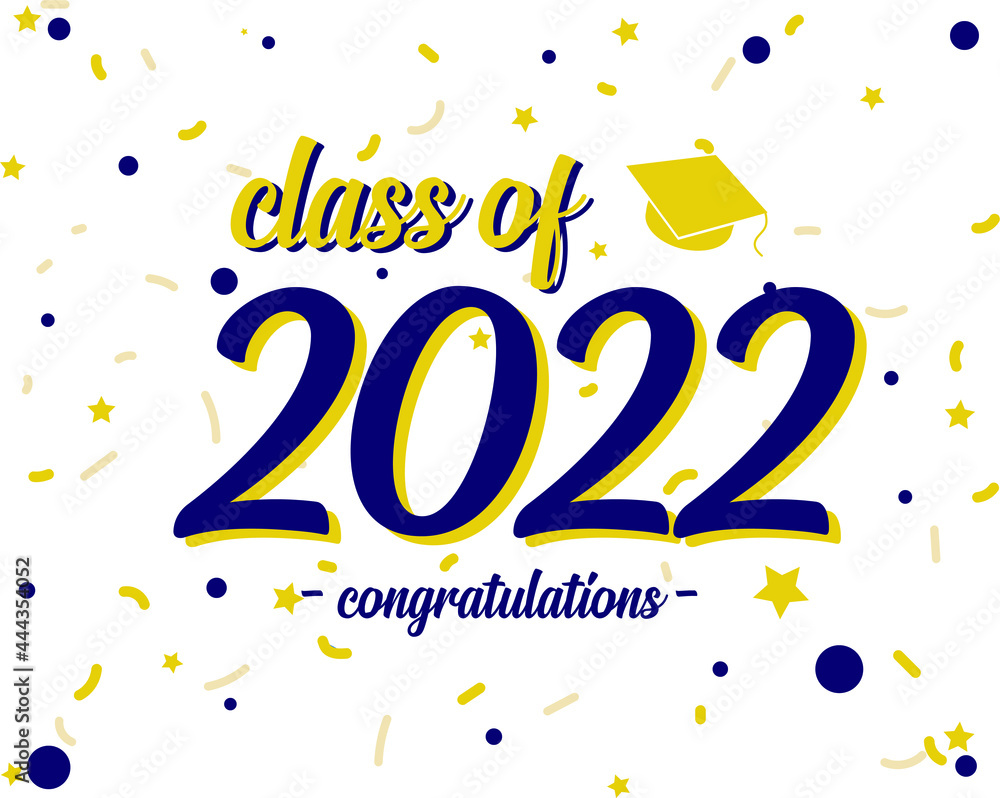 Class Of 2022 Blue Clipart