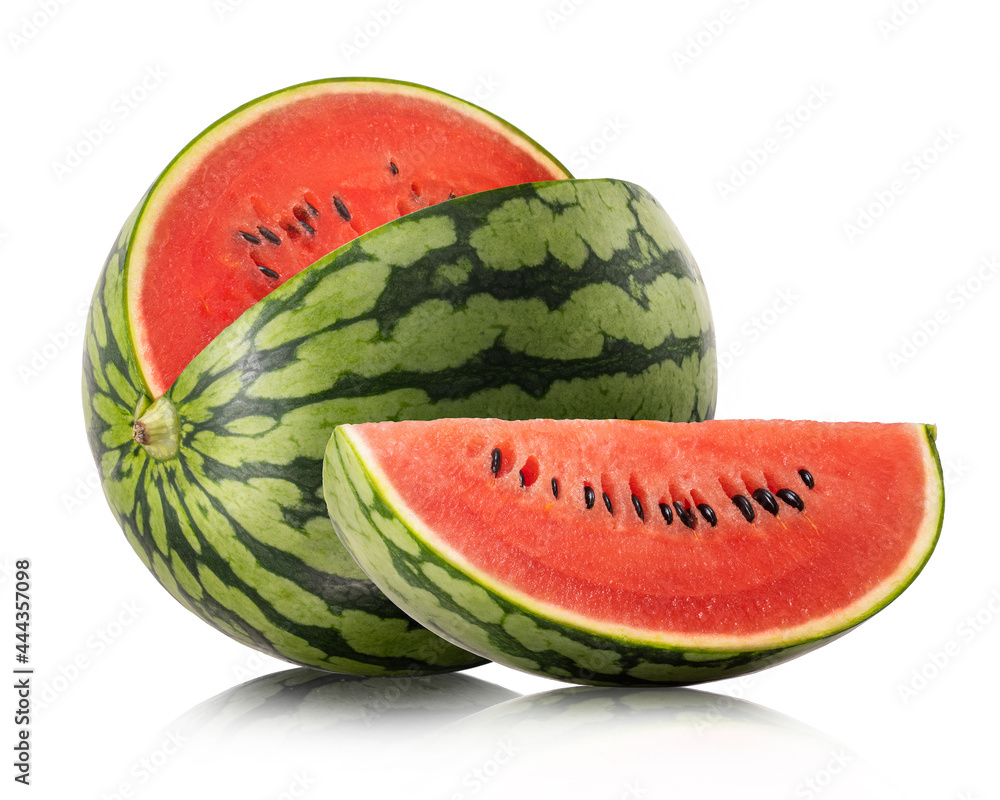 Watermelon isolated on white background Stock Photo | Adobe Stock