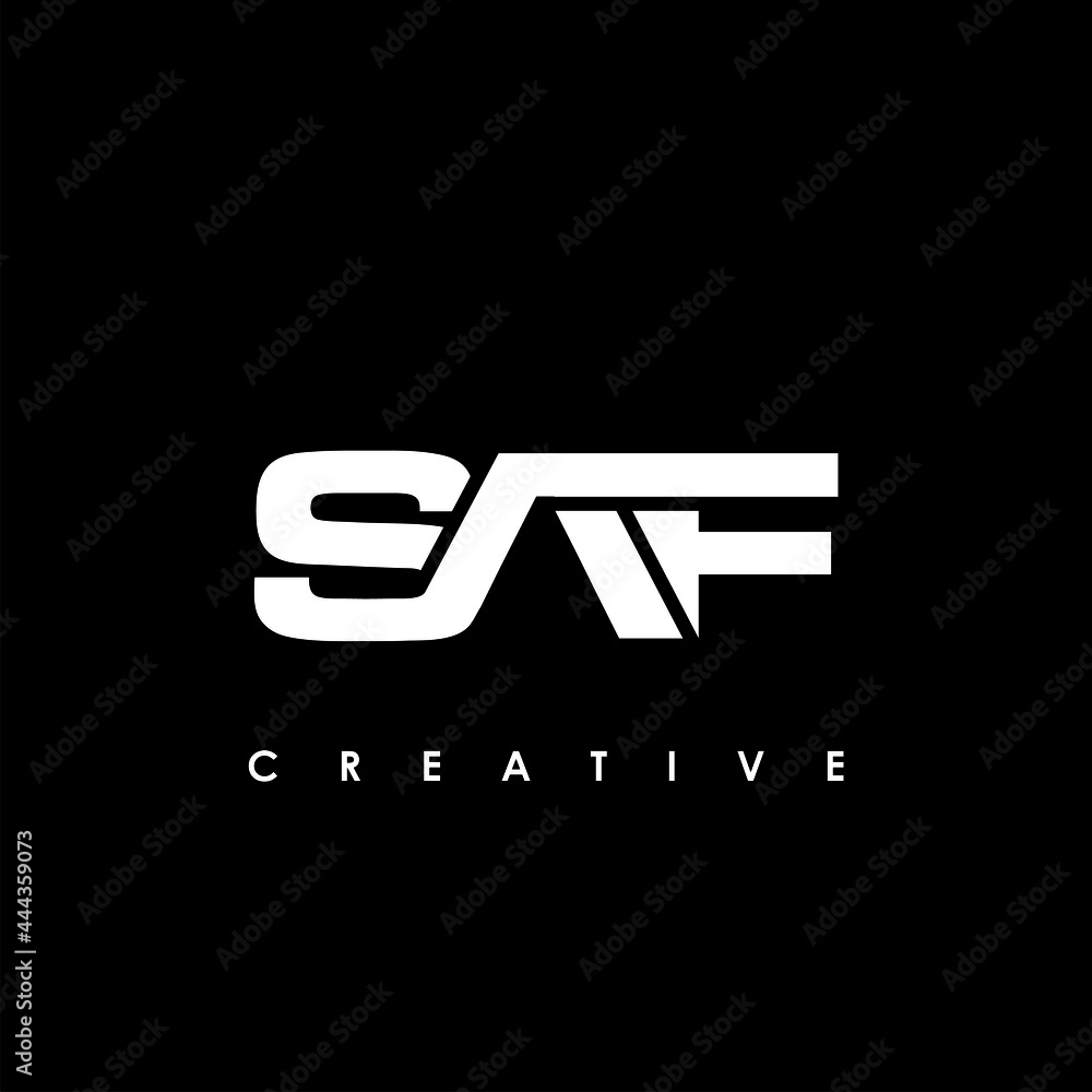 SAF Letter Initial Logo Design Template Vector Illustration Stock ...