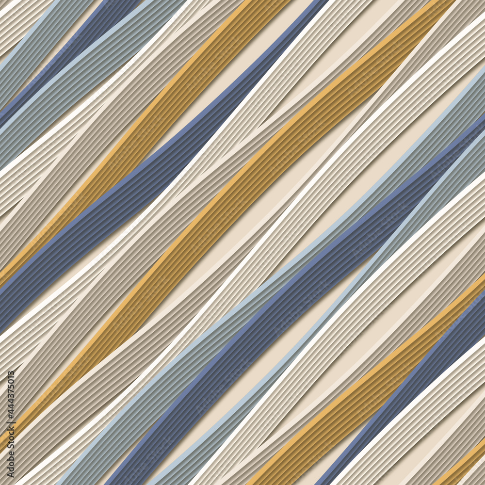 Seamless texture with diagonal stripes pattern, relief texture, 3d ...