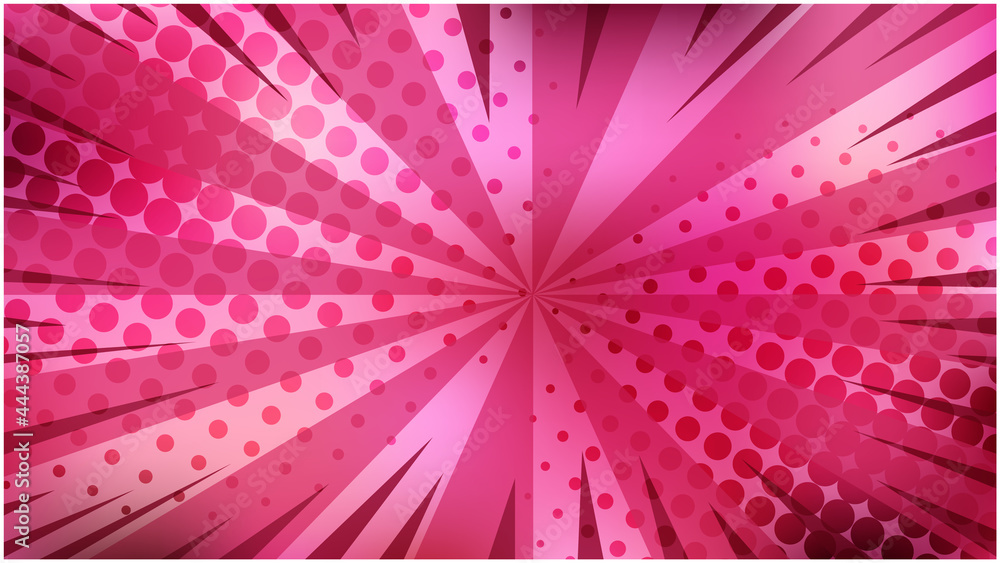 Bright blur pink gradient retro comic background. Dark and light violet ...