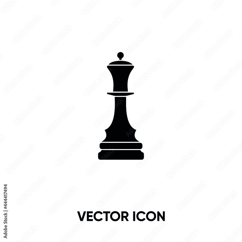 Chess vector icon. Modern, simple flat vector illustration for website ...