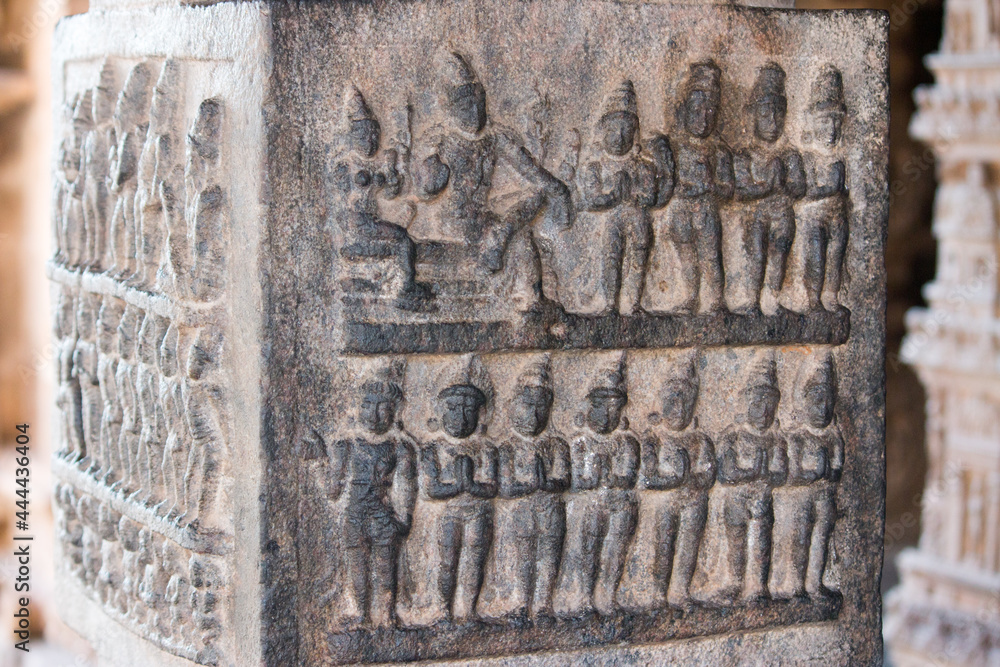 Airavatesvara Temple is a Hindu temple of Dravidian architecture Stock ...