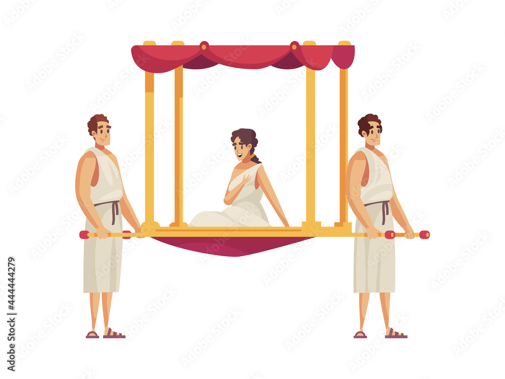 Cartoon Ancient Rome Stock Vector | Adobe Stock