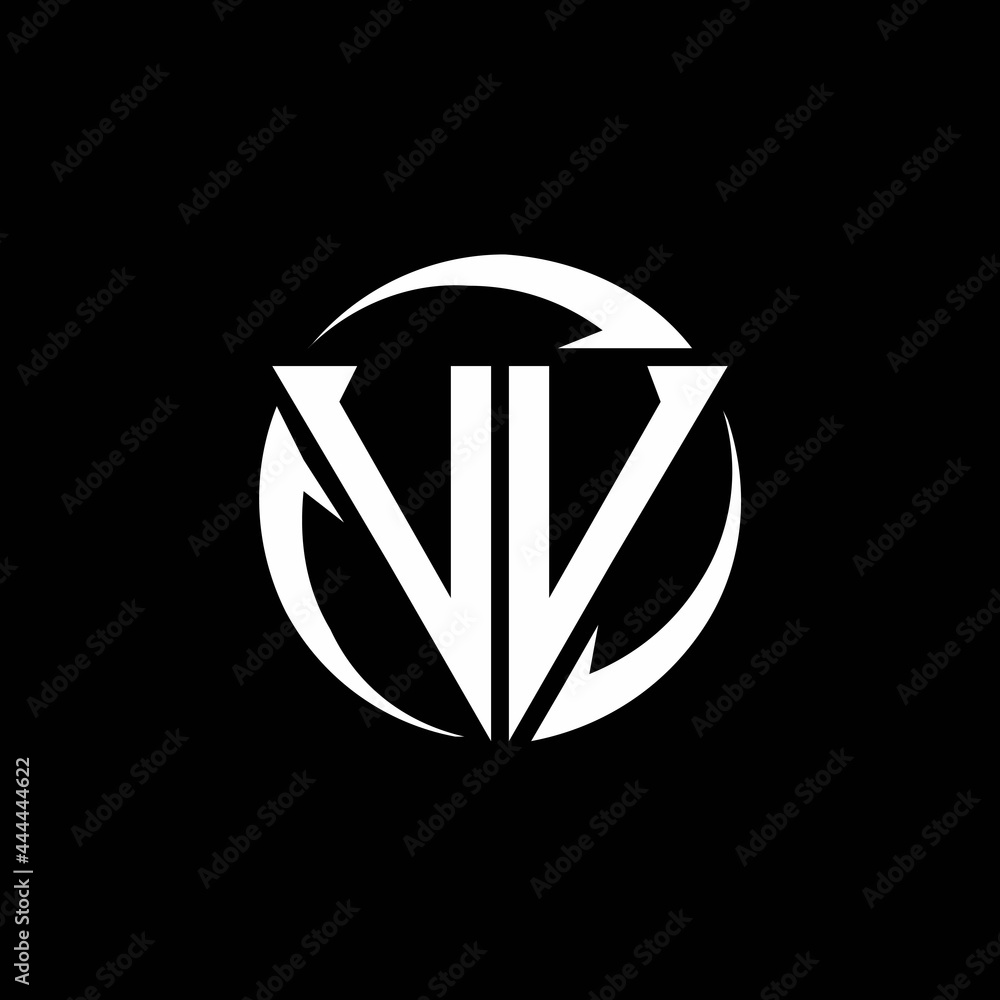 VV logo monogram design template Stock Vector | Adobe Stock