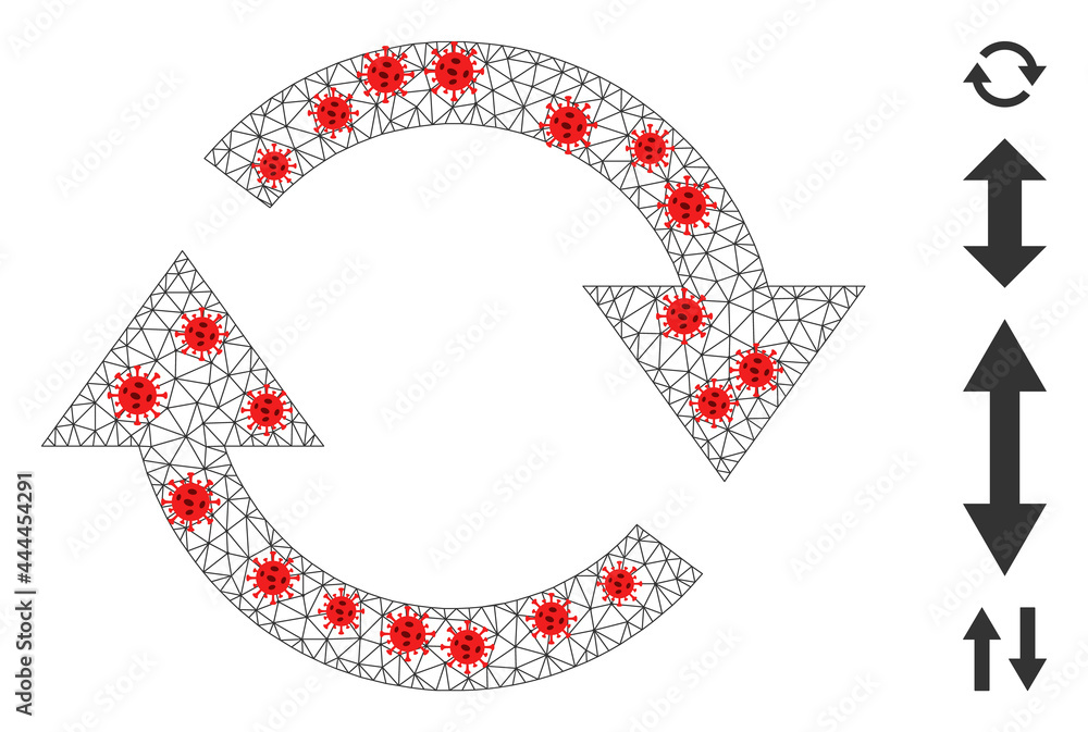 Mesh refresh with outbreak style. Mesh wireframe refresh image in low ...