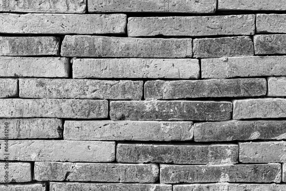 Beautifully studied stone. The texture of a stone wall. Old castle ...