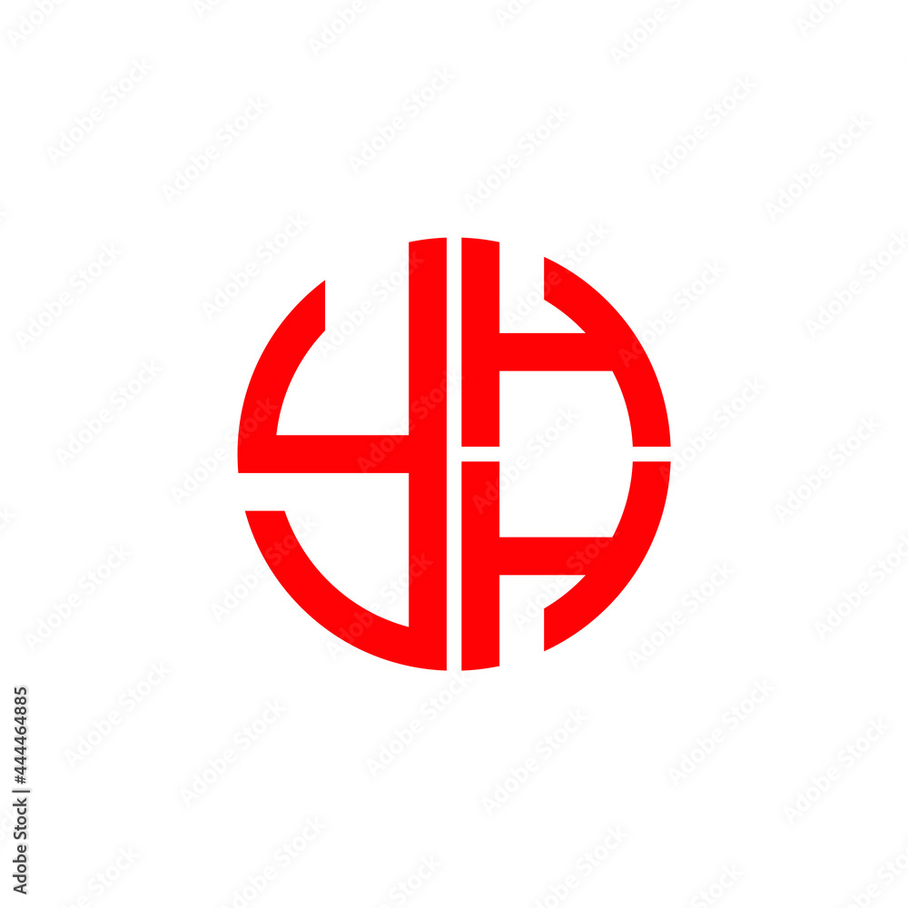 YHH logo YHH icon YHH vector YHH monogram YHH letter YHH minimalist YHH ...
