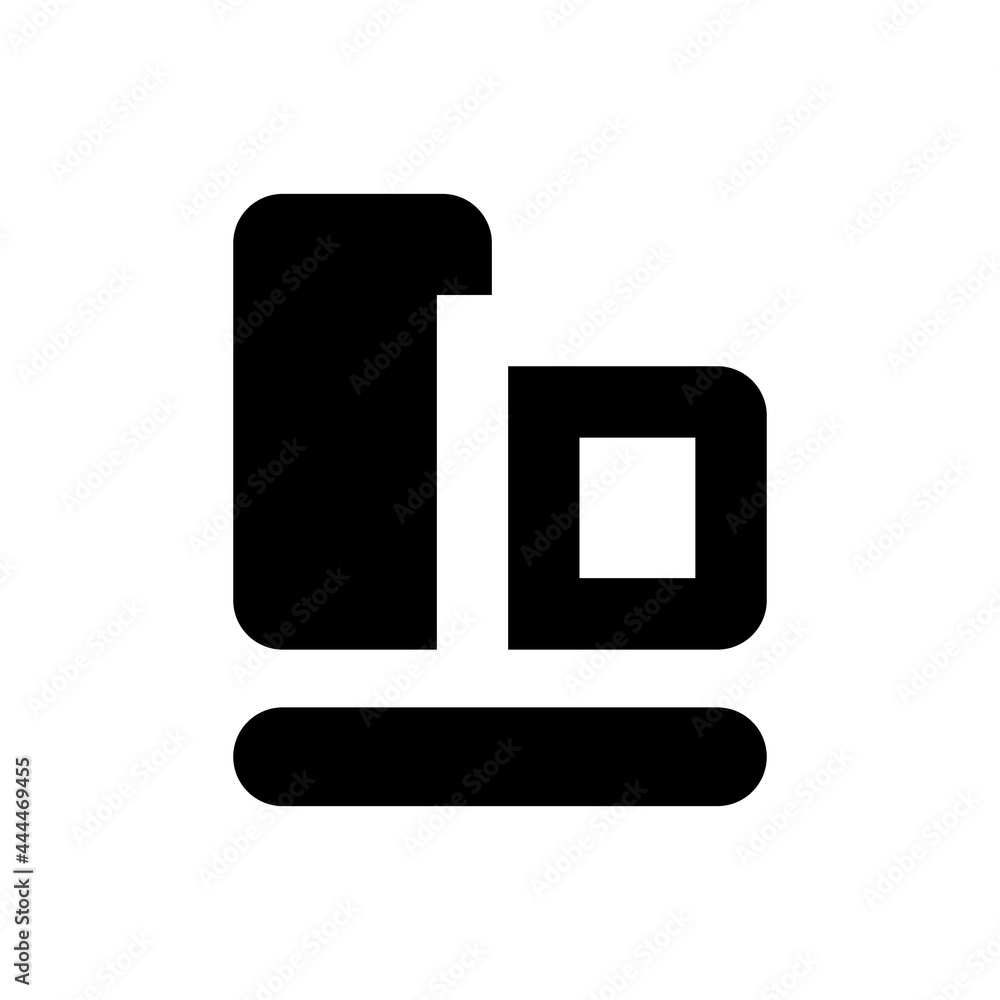 Object vertical align icon. Vector EPS file. Stock Vector | Adobe Stock
