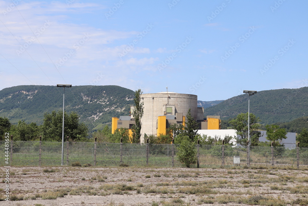 Superphenix, surgenerateur a neutrons rapides de Creys Malville ...