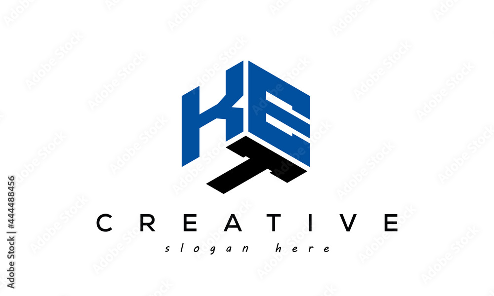 KET triangle letter with circle logo Stock Vector | Adobe Stock