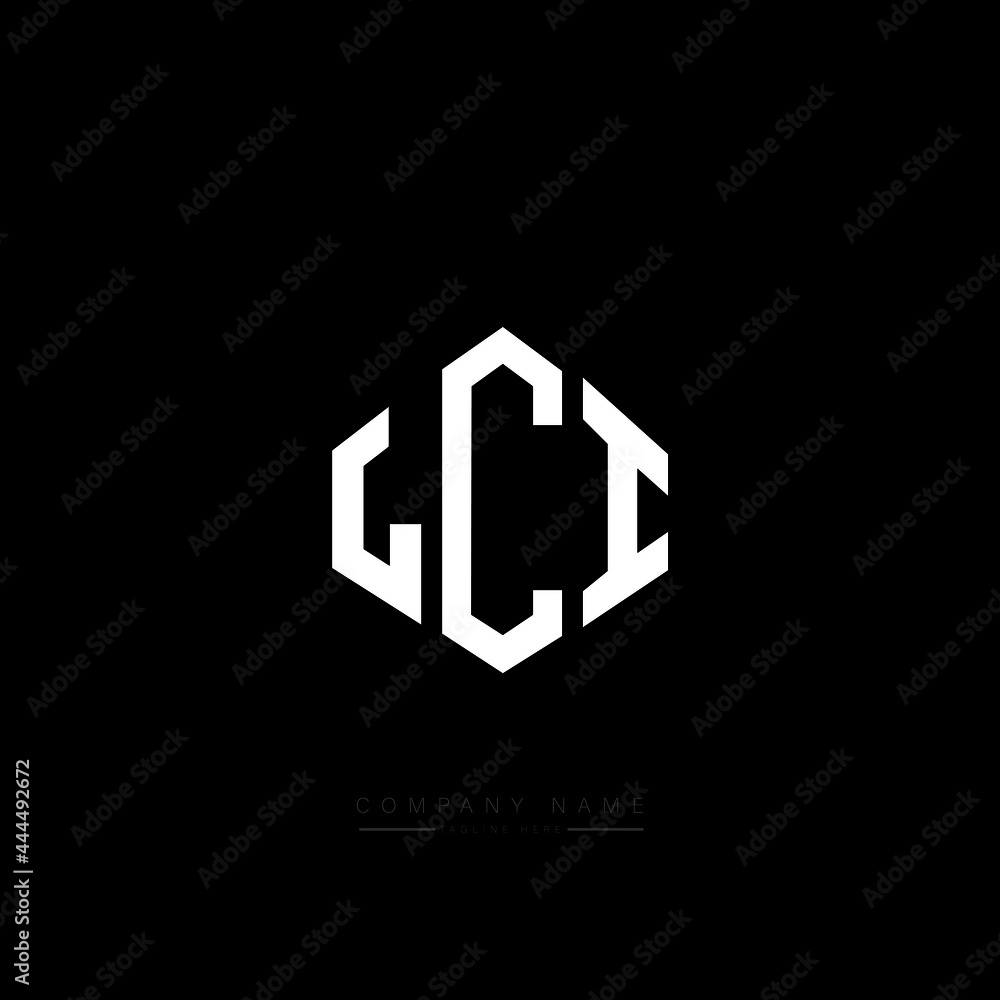 LCT letter logo design with polygon shape. LCT polygon logo monogram ...