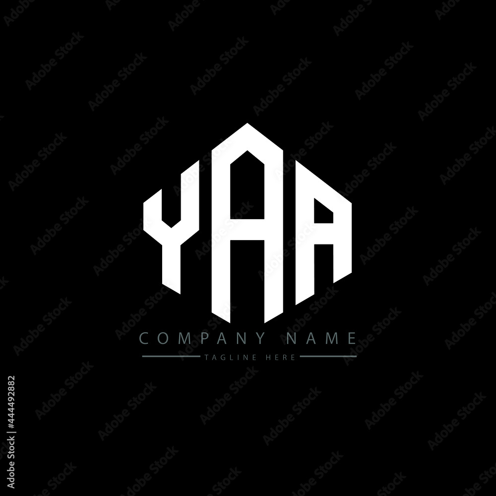 YAA letter logo design with polygon shape. YAA polygon logo monogram ... YAA letter logo design with polygon shape. YAA polygon logo monogram ...