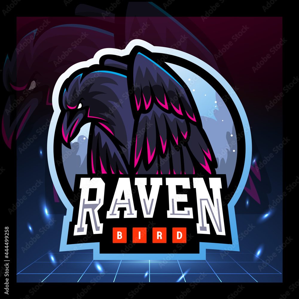 Raven Mascot Clipart