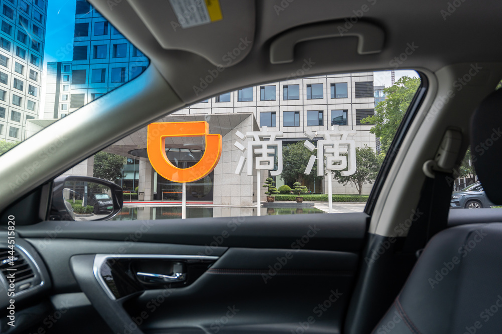 DIDI LOGO with taxi on July,11,2021 in hangzhou china Stock Photo ...