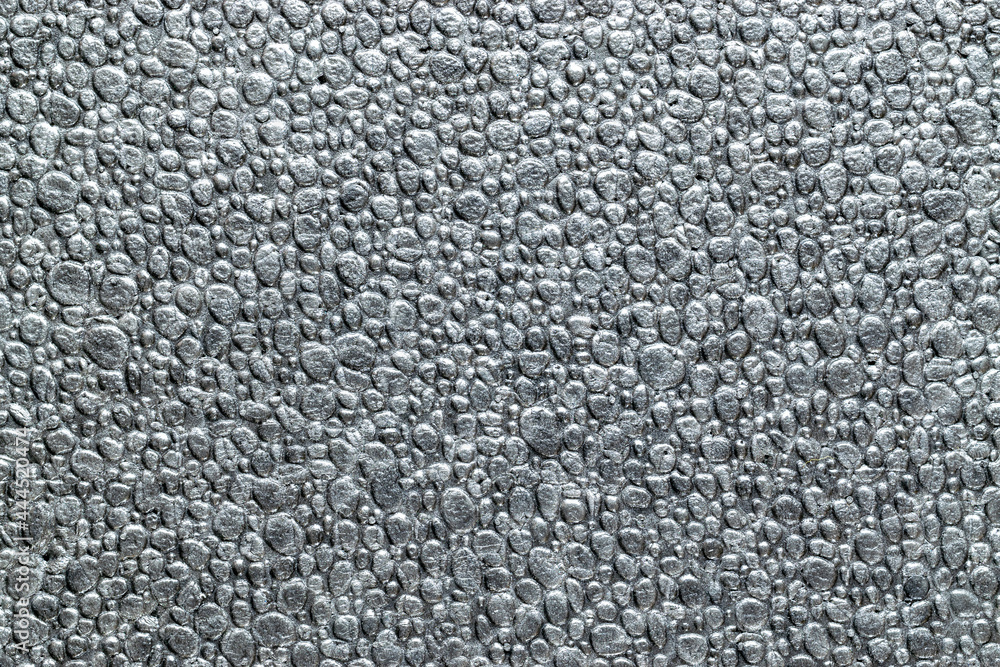 Black grain background. Gray wall for board background. Grey styrofoam ...