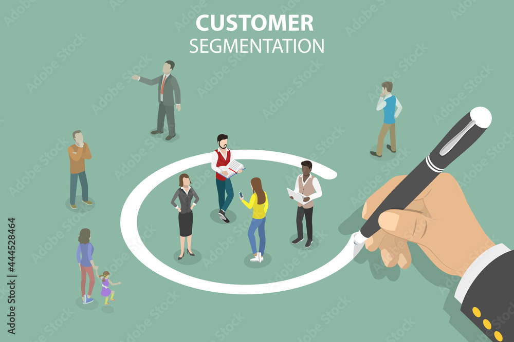 3D Isometric Flat Vector Conceptual Illustration of Customer ...