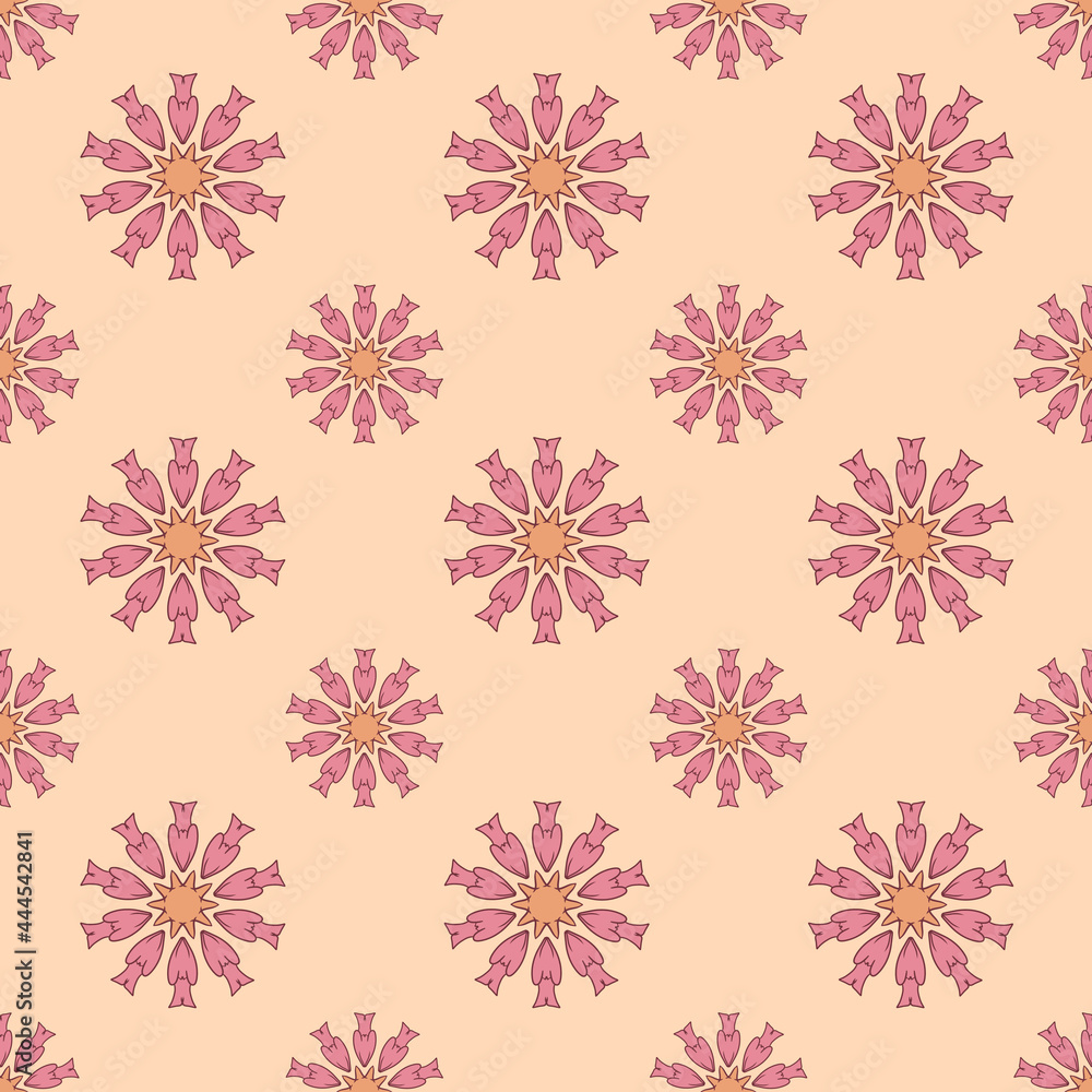 seamless repeat pattern for packaging, gift wrapper, web background ...