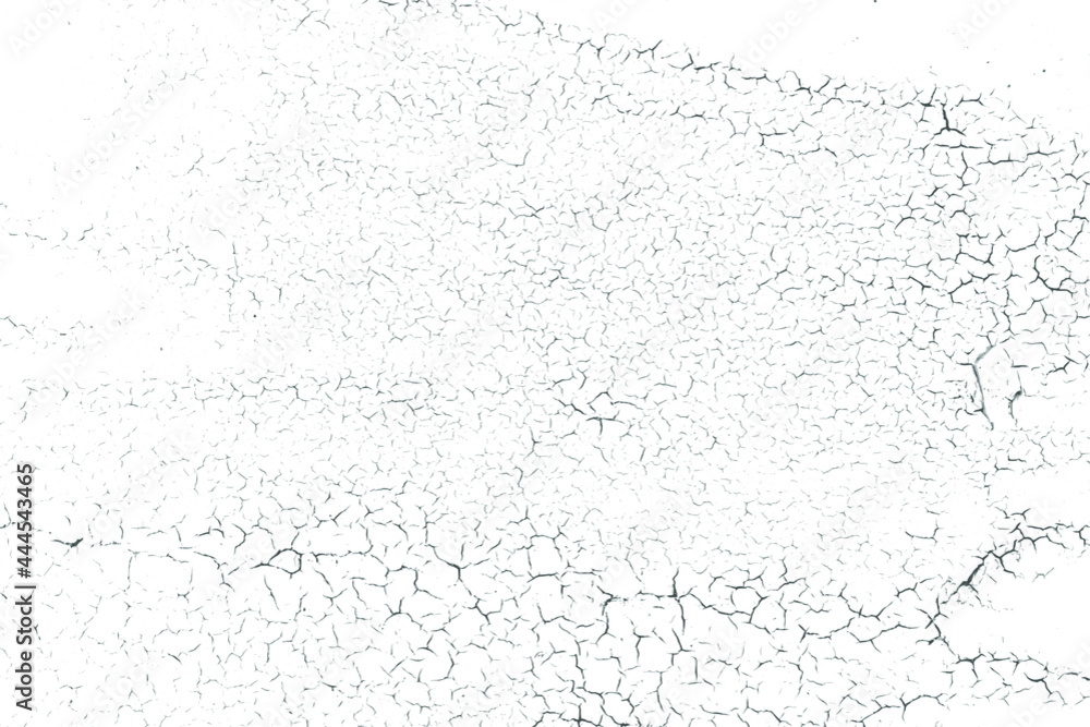 Vector black and white grunge pattern made from natural oil paint crackle. Cool texture of ...