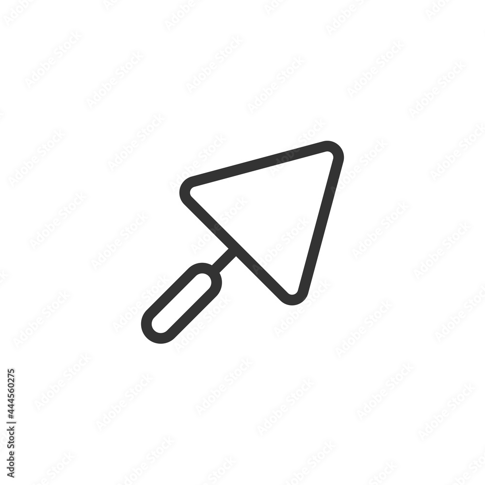 Trowel icon isolated on white background. Construction symbol modern ...