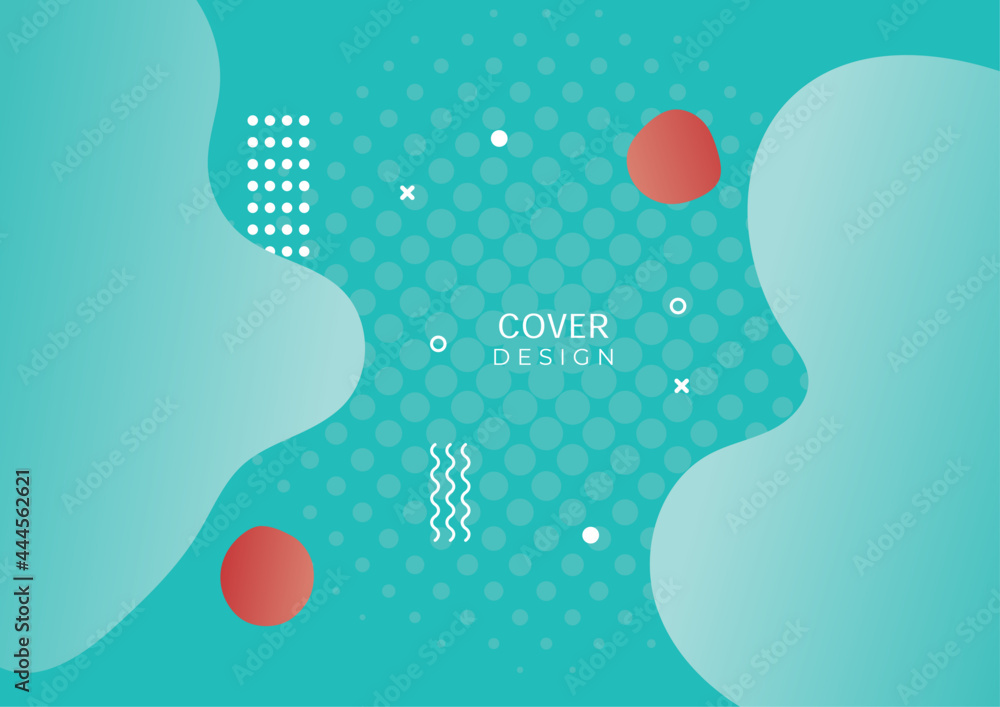 Gradient flowing geometric pattern background texture for poster cover ...