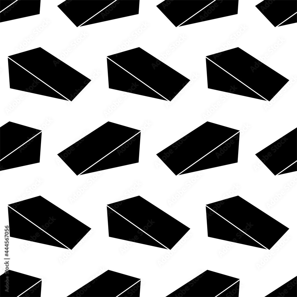 Ramp Icon Seamless Pattern, Inclined Plane Icon Stock Vector | Adobe Stock