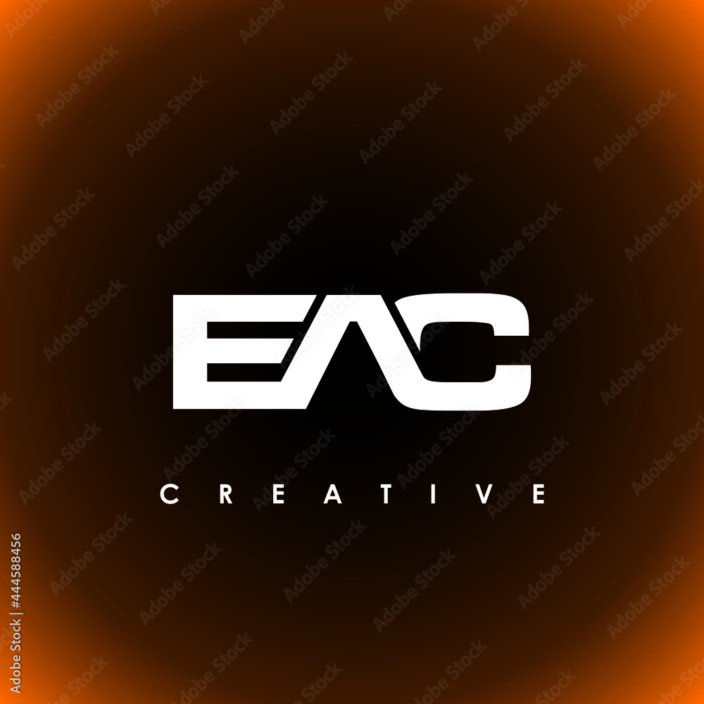 EAC Letter Initial Logo Design Template Vector Illustration Stock ...
