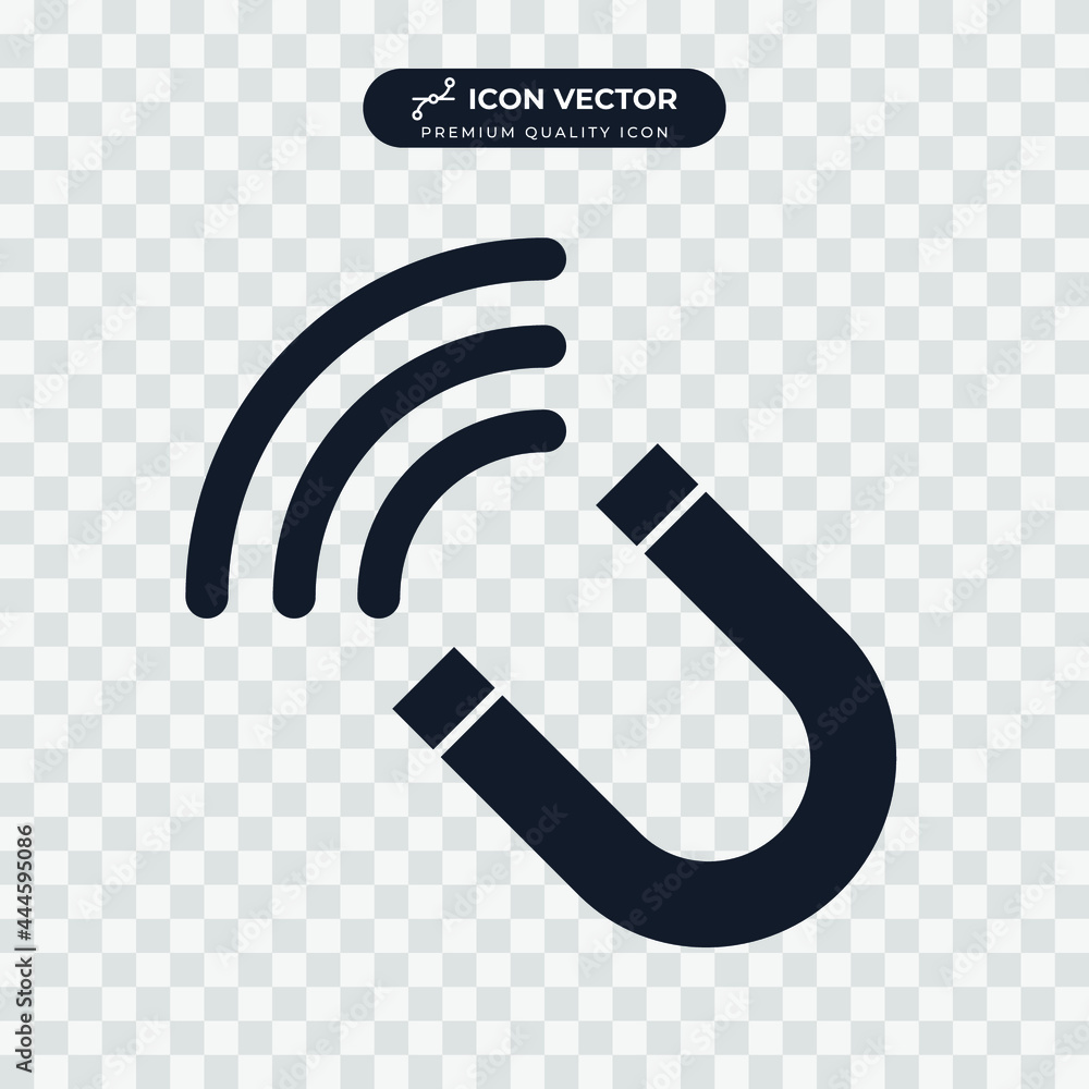 magnet icon symbol template for graphic and web design collection logo ...