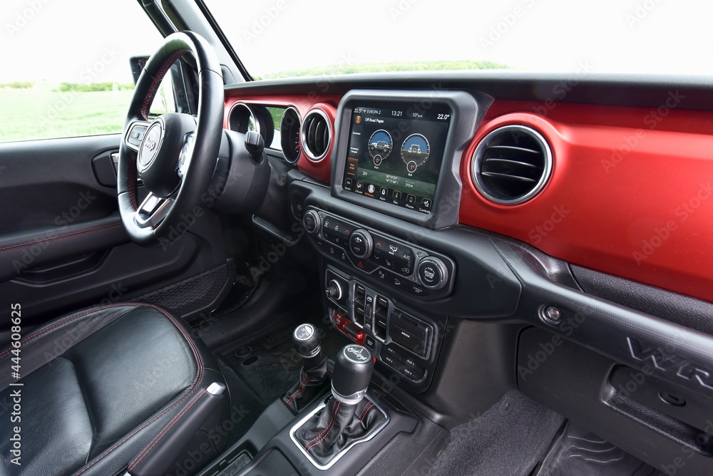 Jeep Wrangler Rubicon. Legendary car for overcoming difficult terrain ...