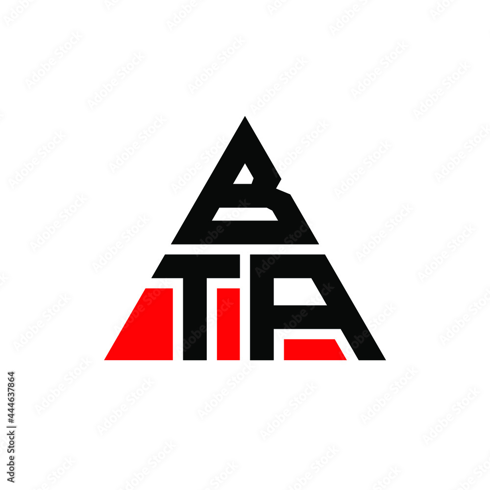 BTA triangle letter logo design with triangle shape. BTA triangle logo ... BTA triangle letter logo design with triangle shape. BTA triangle logo ...