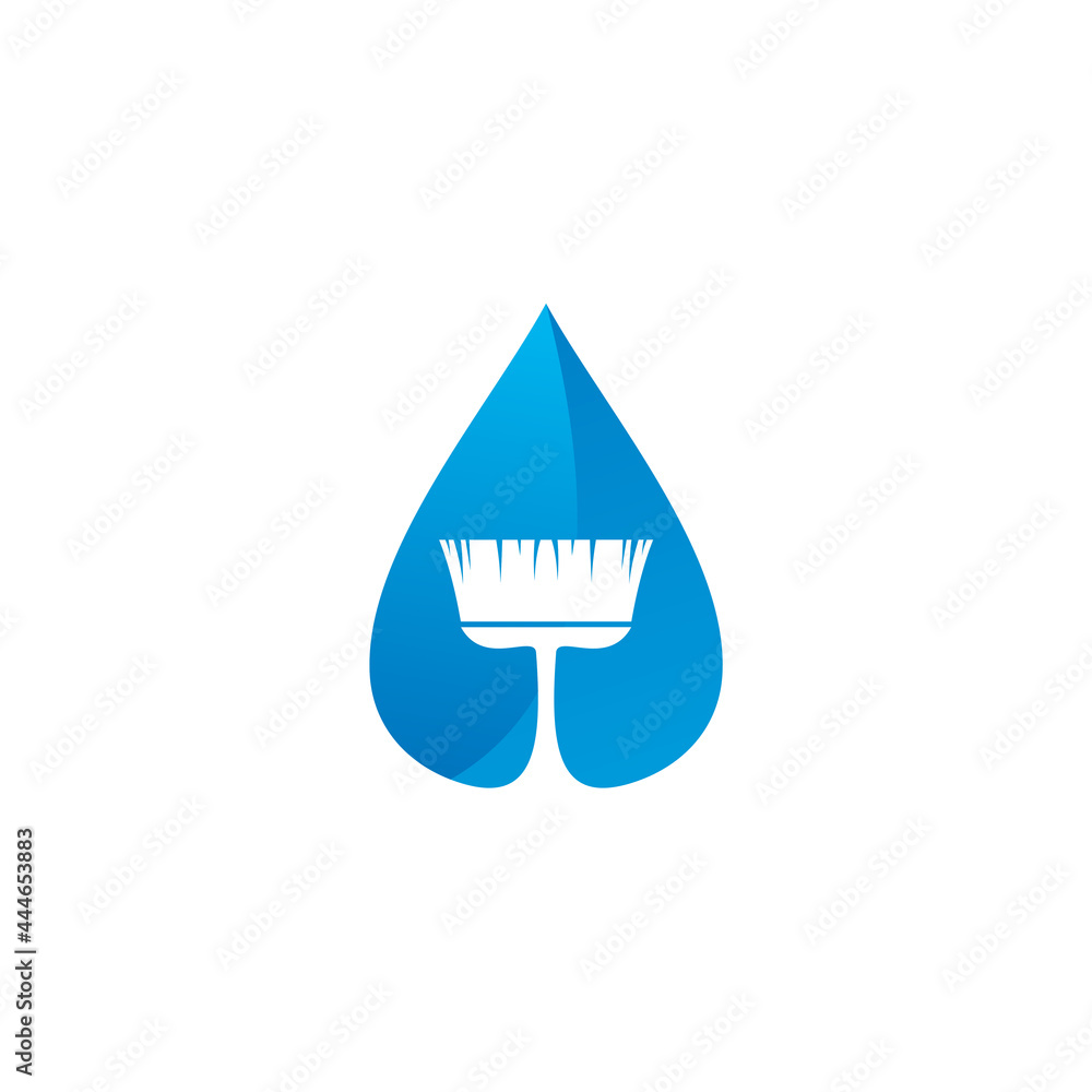 Water Drop Clean logo vector template, Creative Clean logo design ...