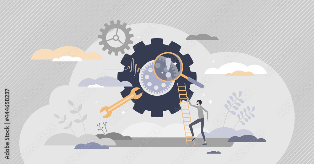 Troubleshooting and software failure diagnostic work tiny person ...